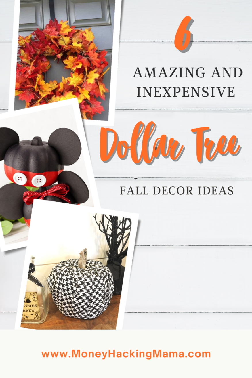 6 Amazing and Inexpensive Fall Dollar Tree Decor DIY Ideas for a Budget ...